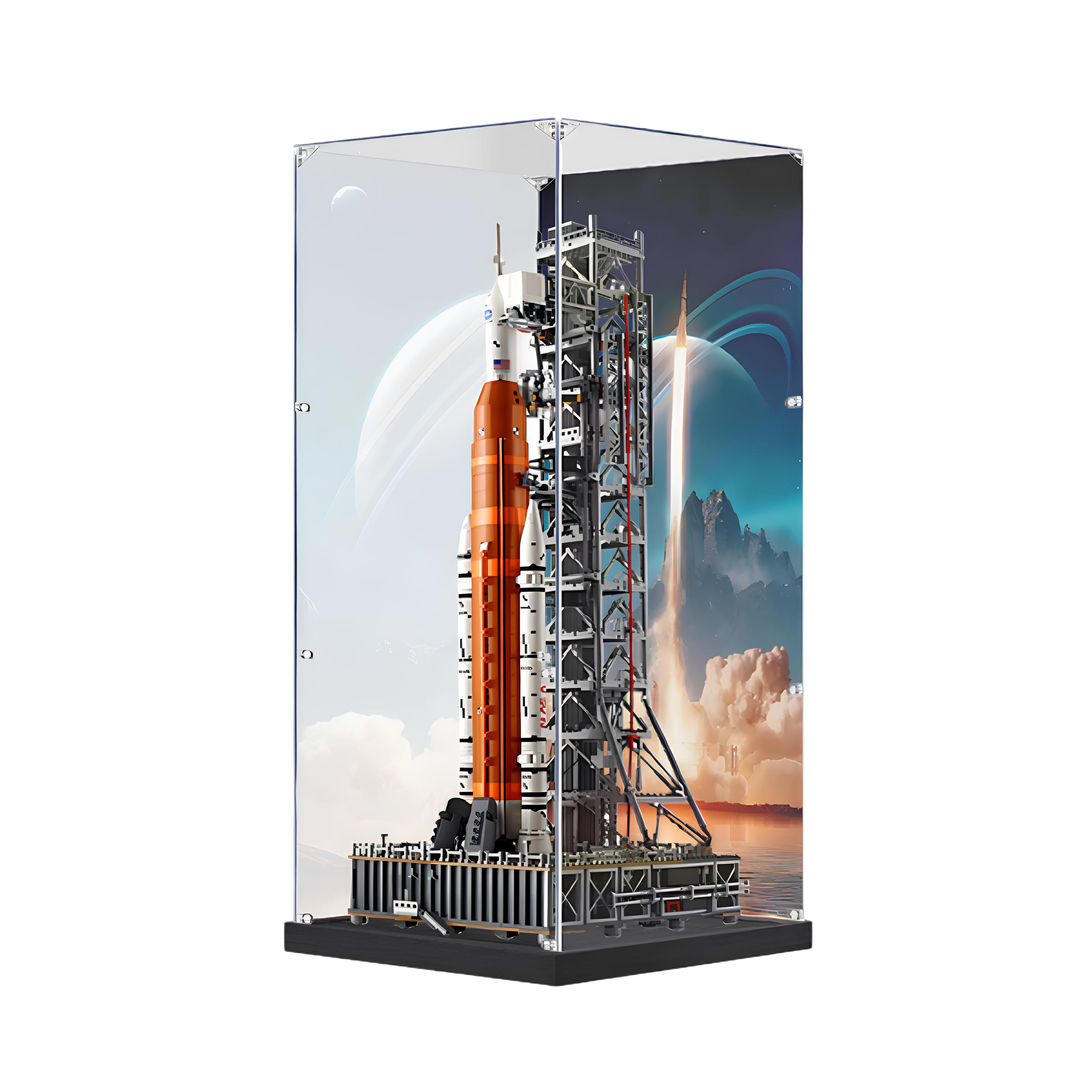 FantasMall Display Case/Box for LEGO® NASA Artemis Space Launch 10341