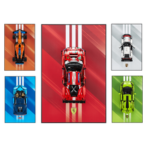 Acrylic Top-Speed Wall Mount Display for LEGO® Ferrari F1 42207 ...